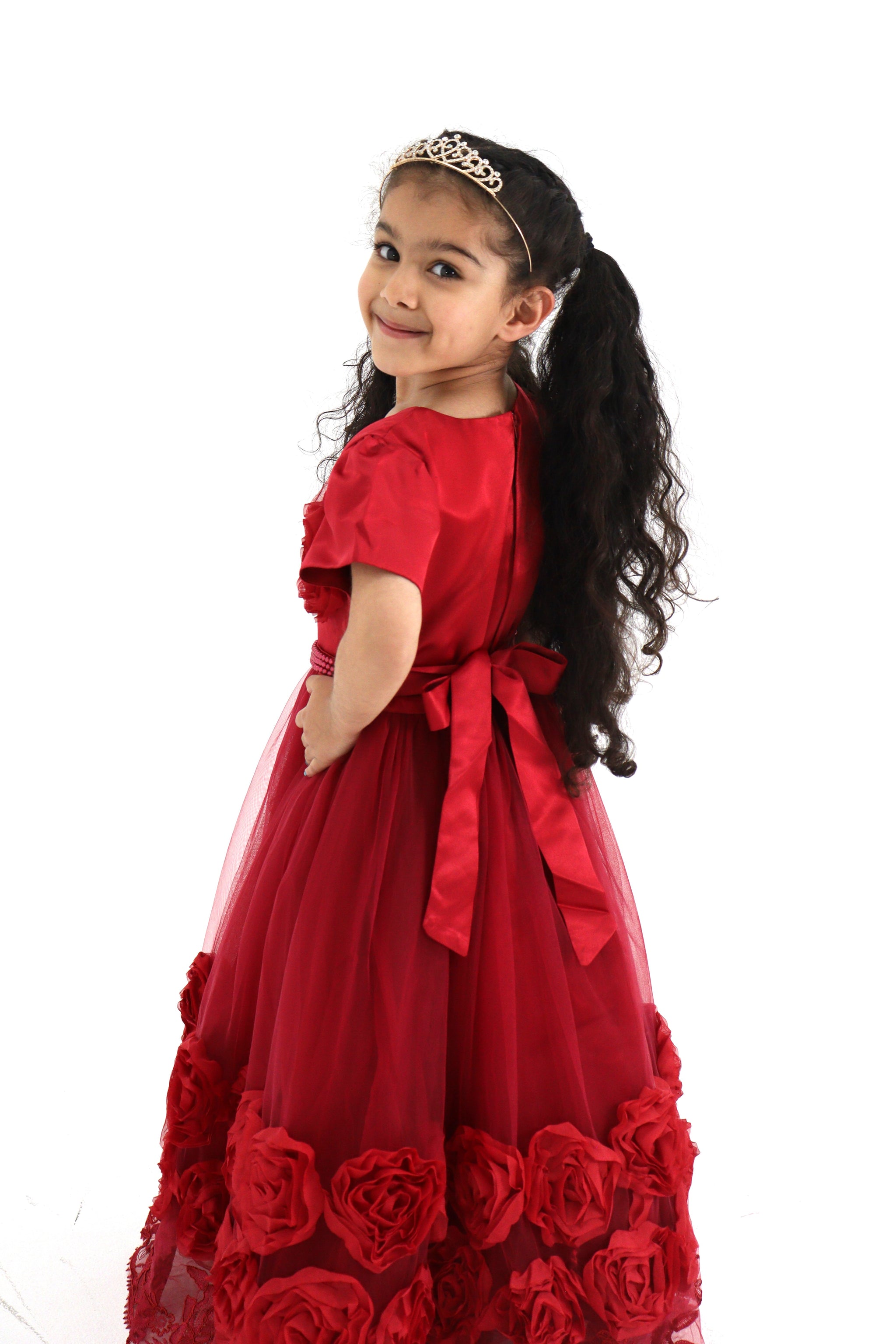 Short Sleeve Red Dress - Christmas Dress